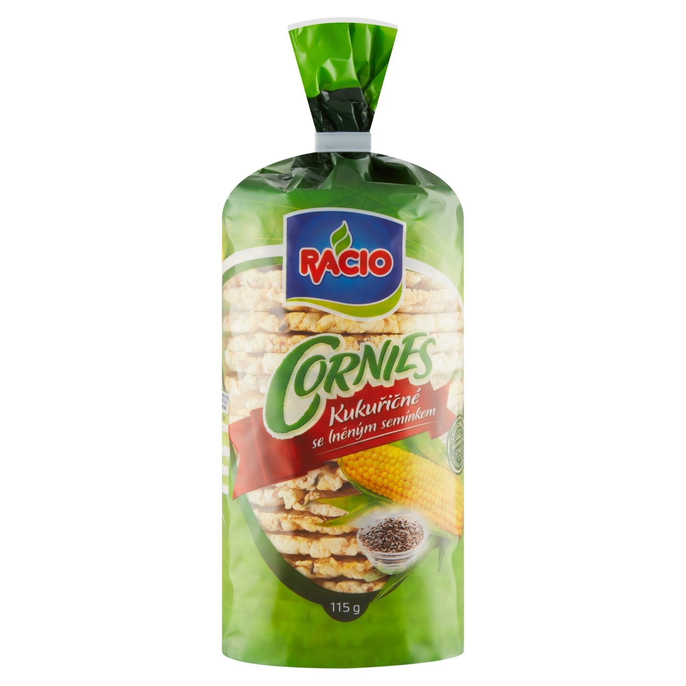 Racio Cornies Kukuřičné se lněným semínkem 115g