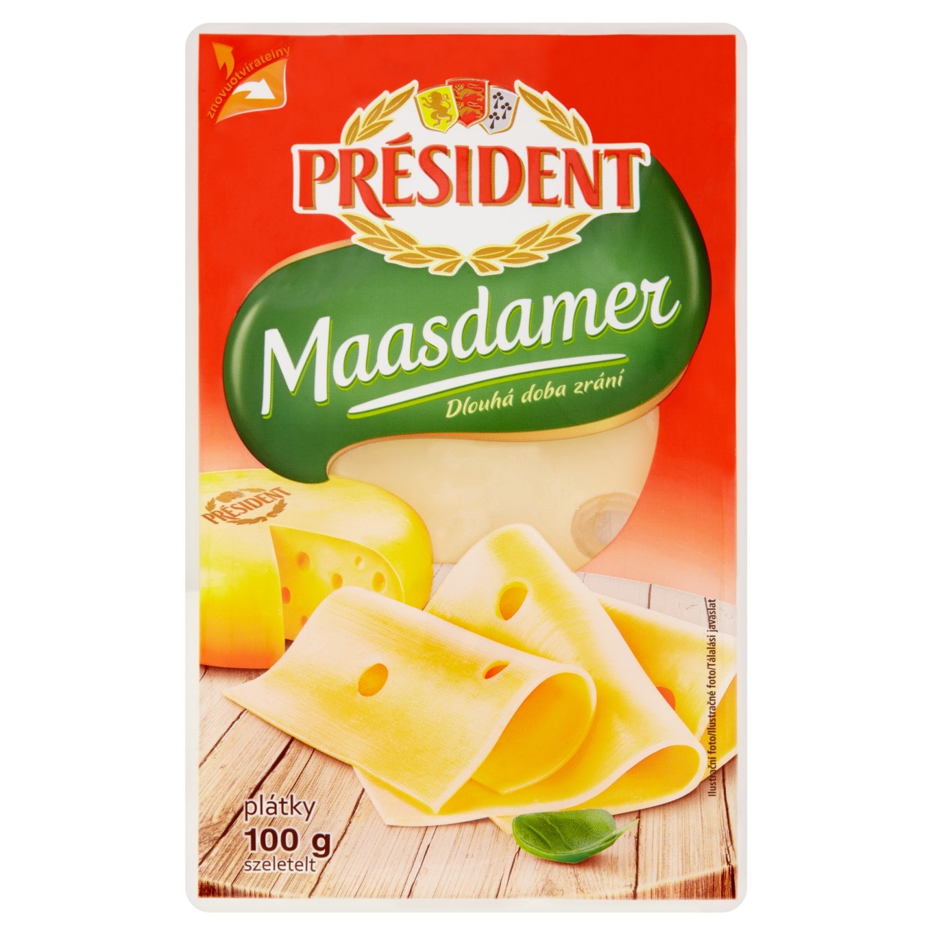 Président Maasdamer plátky 100g