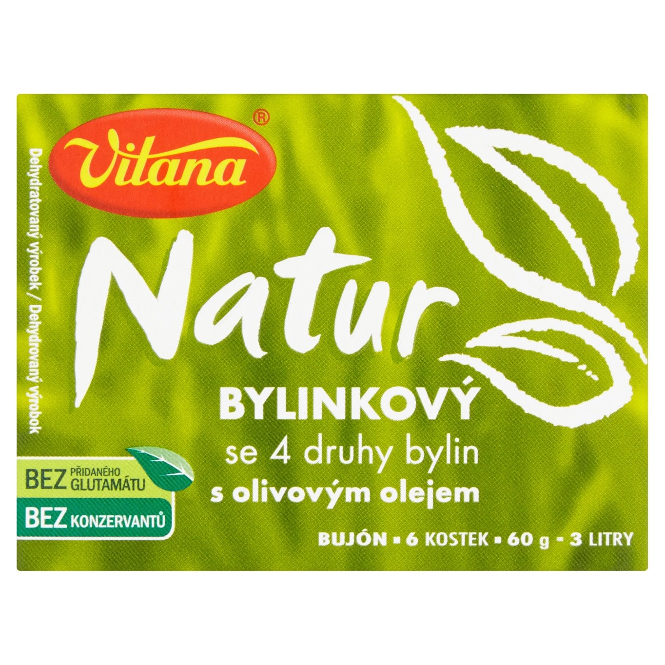 Vitana Natur Bylinkový bujón se 4 druhy bylin s olivovým olejem 60g