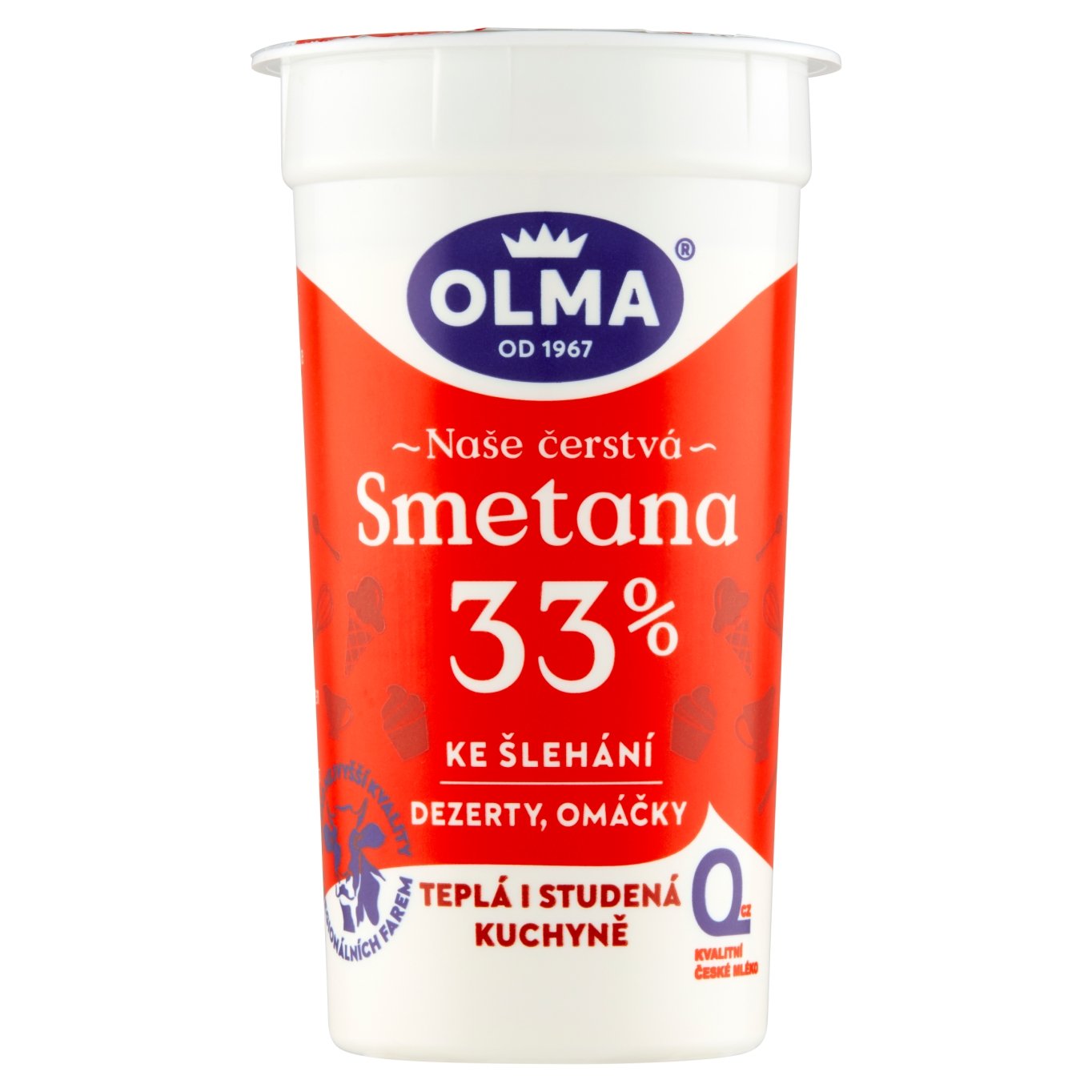 Olma Smetana ke šlehání 33 % 200g