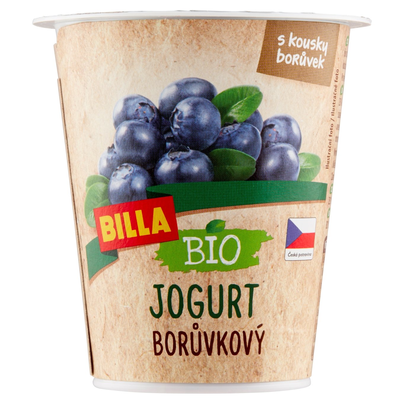 BILLA BIO Jogurt borůvkový 150g