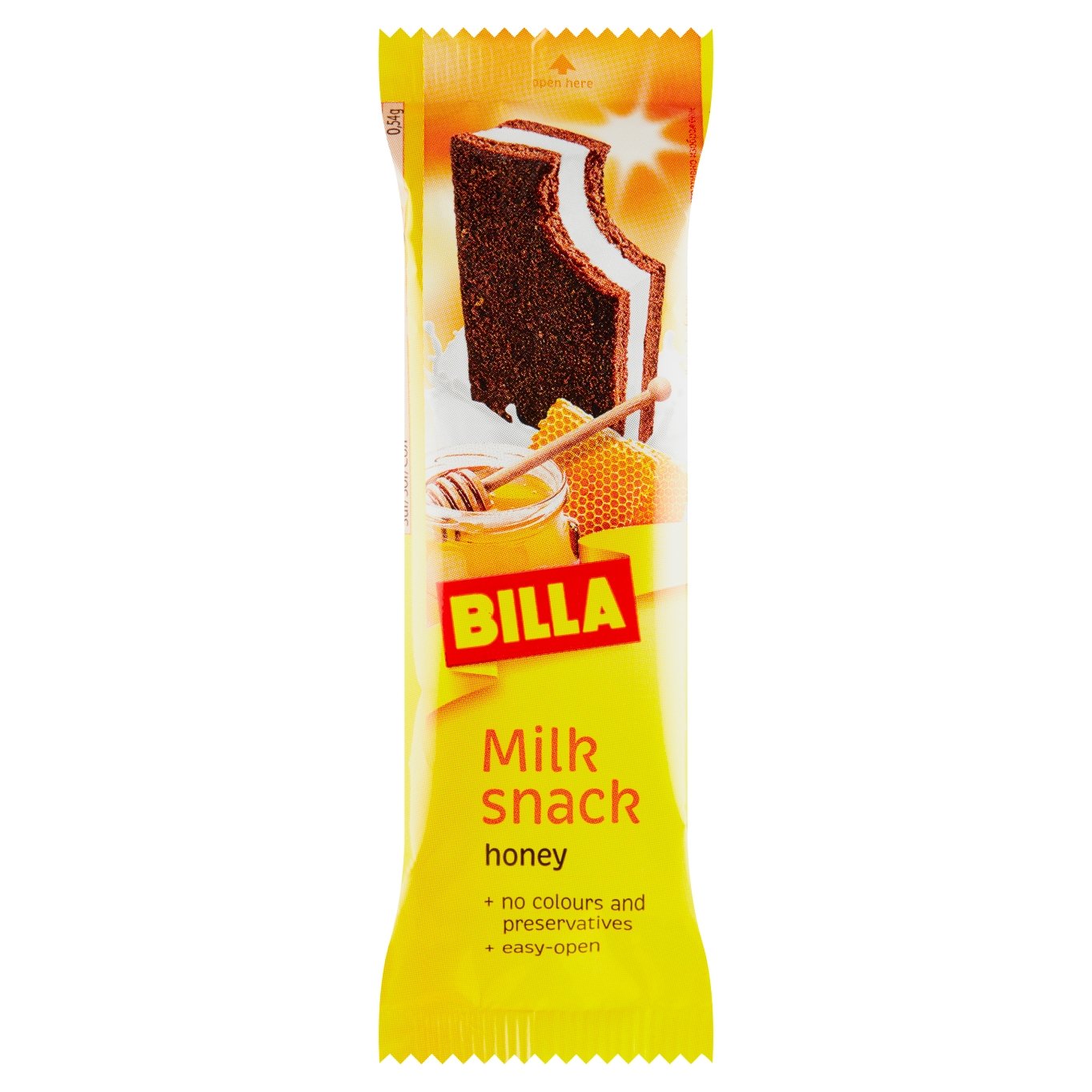 BILLA Snack s mléčným krémem s medem 28g