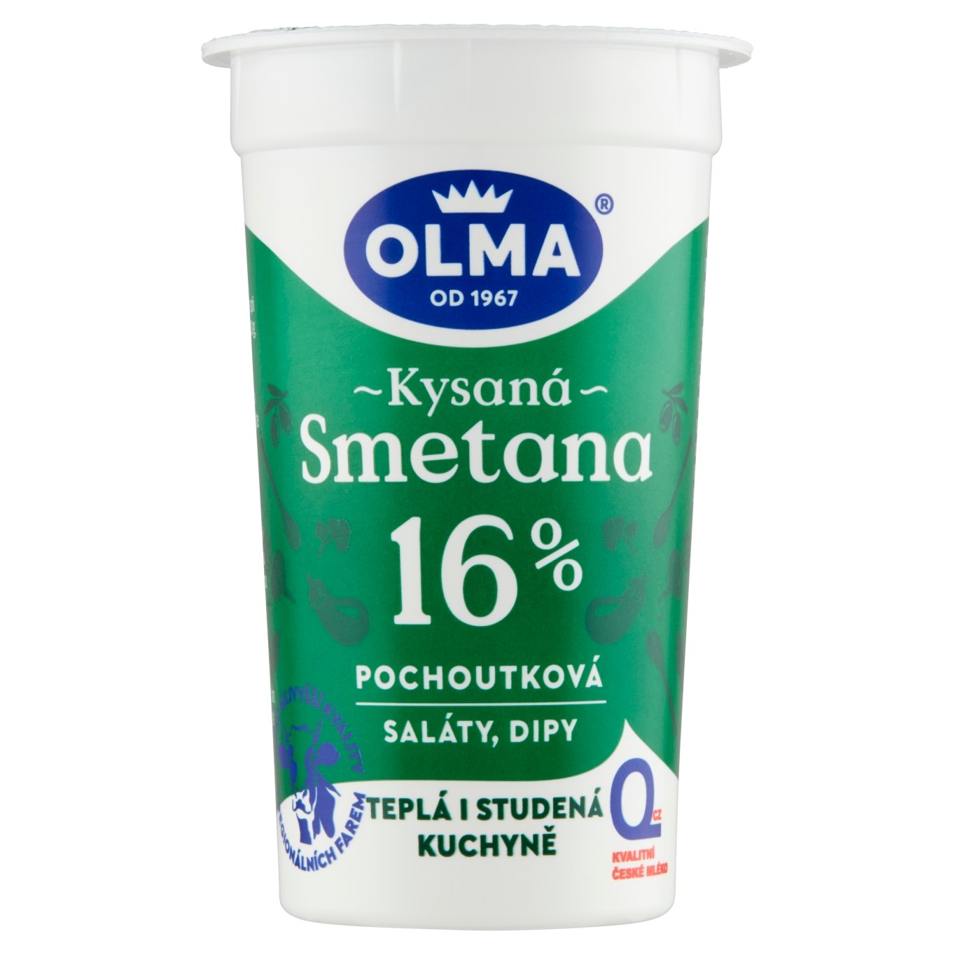 Olma Kysaná smetana pochoutková 16 % 200g