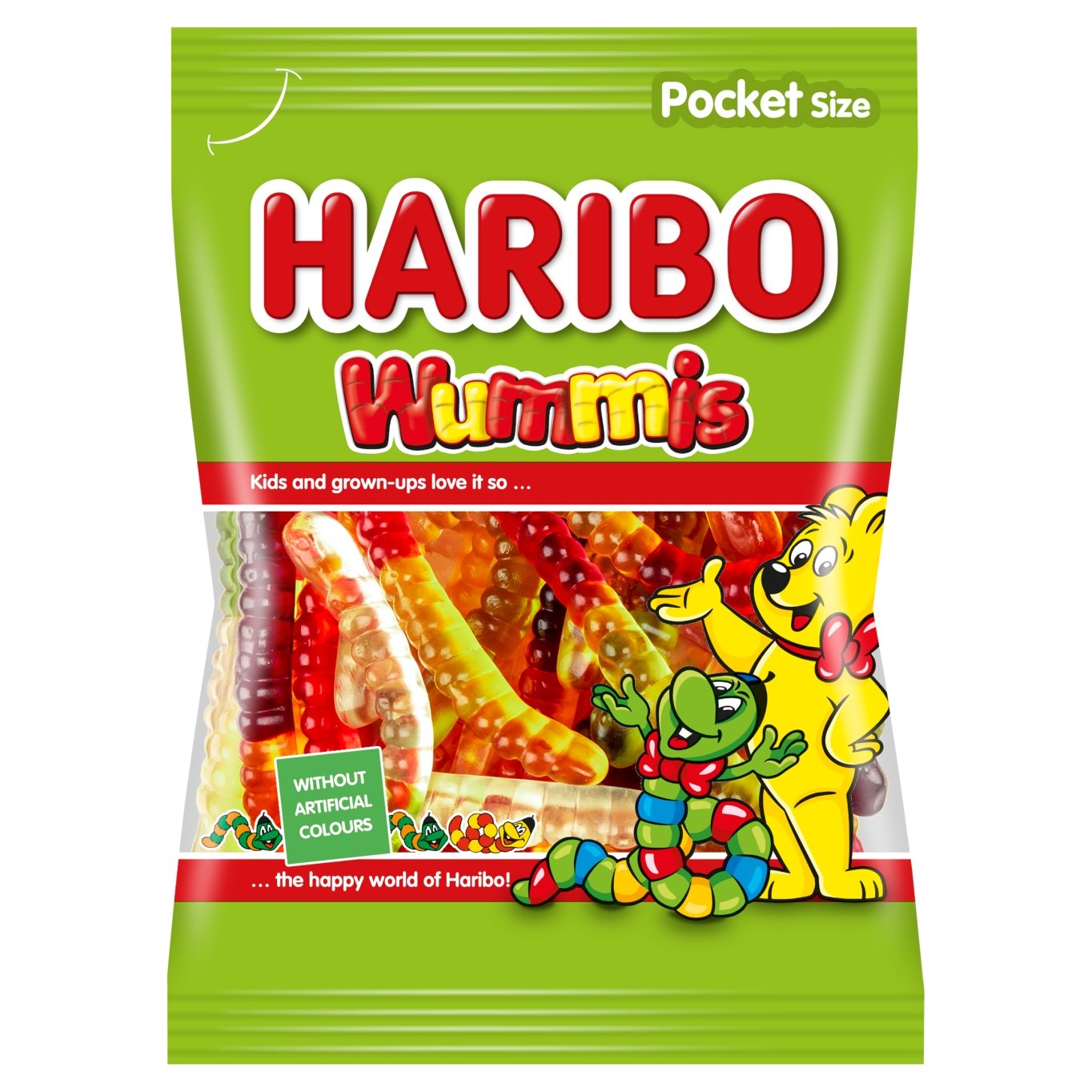 Haribo Wummis želé červíci s ovocnými příchutěmi 100g