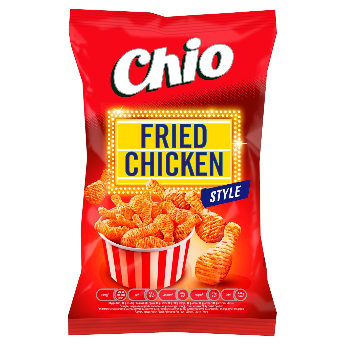 Chio Fried Chicken Style smažený bramborový snack s příchutí pečeného ...