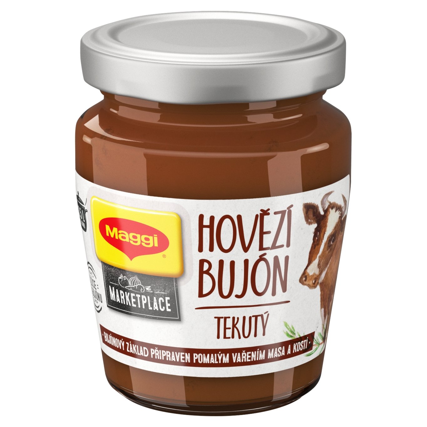 MAGGI Tekutý bujón Hovězí sklenice 160g