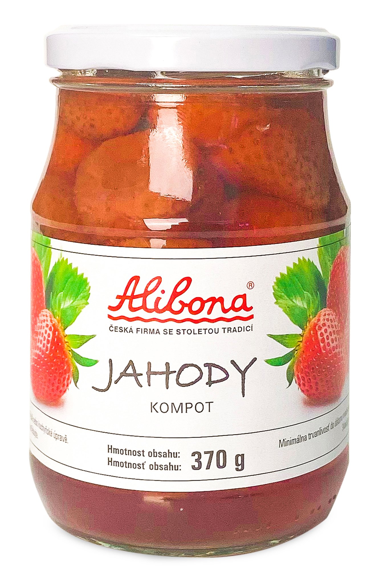 Alibona jahody kompot 370G